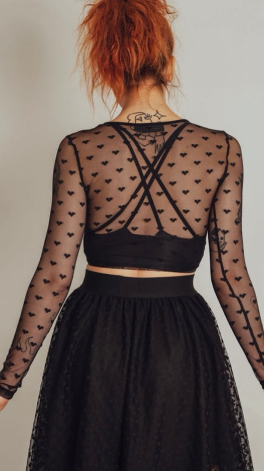 Heartcore Crop Top – Cherry Vintage Chichester